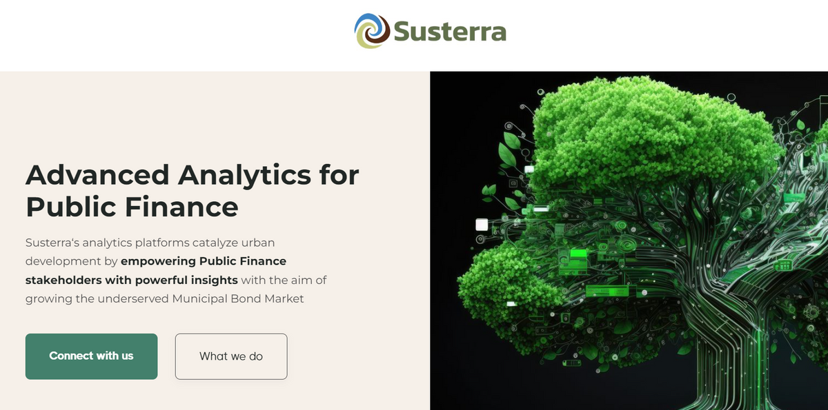 Susterra - AI powered platforms that modernize public finance | Steemhunt